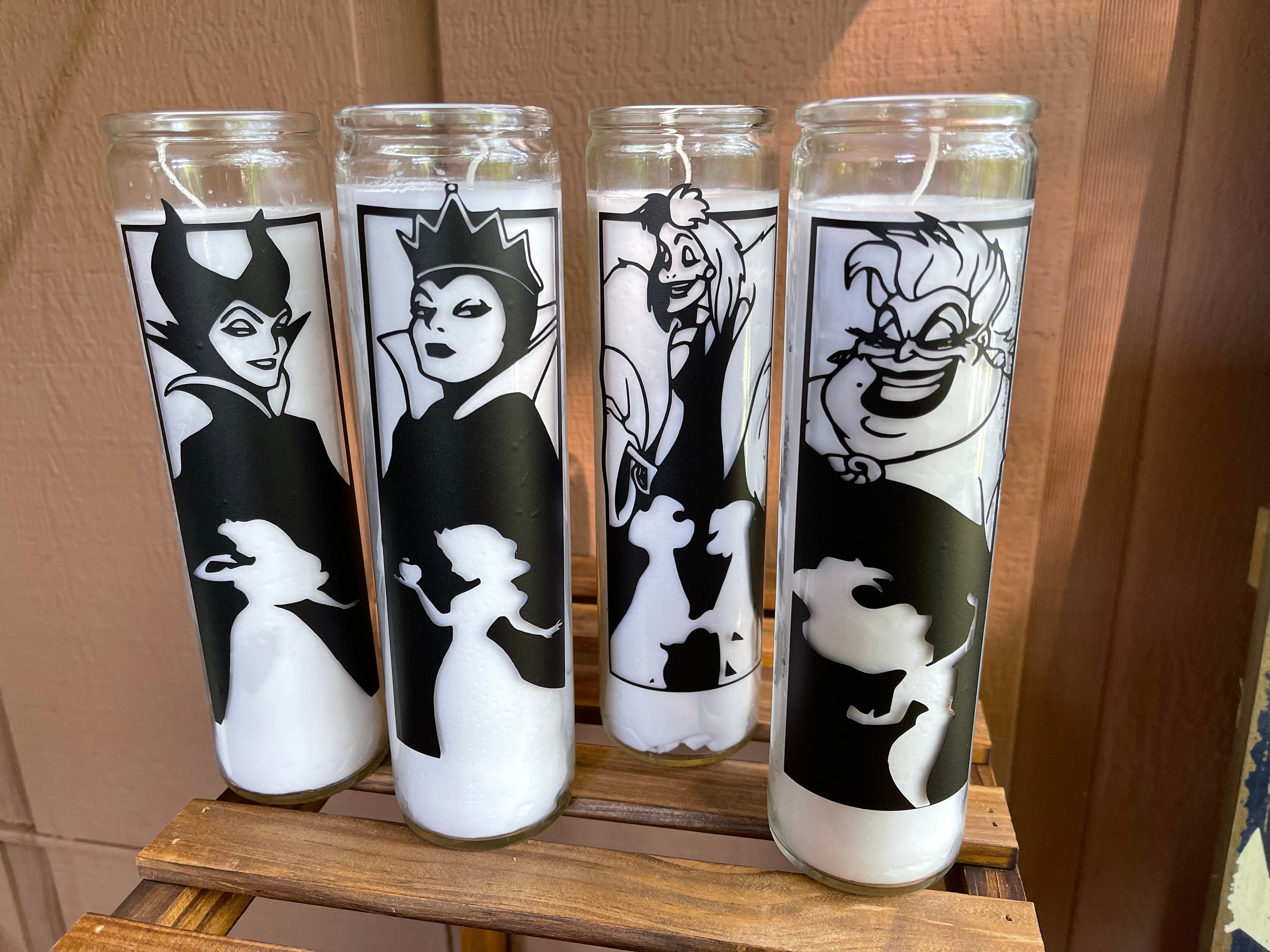 Halloween Candle Set - Villain Vs Princess - Etsy