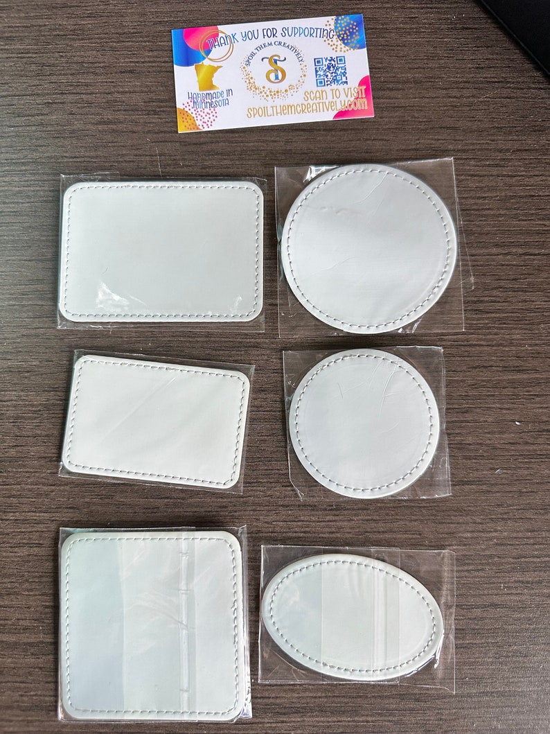 Sublimation Hat Patch Blanks | White Sublimation Hat Patch With ...