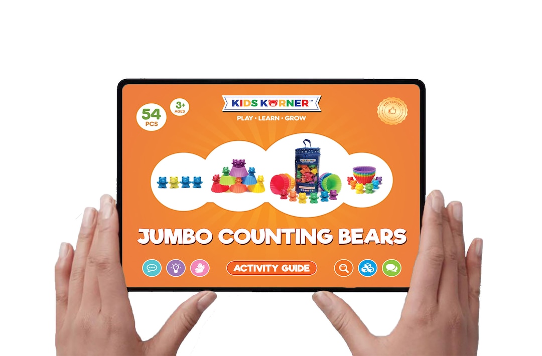 Counting Bears Activity Ebook - Educational Toddler Games (digital ...