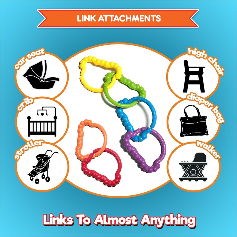 Rainbow Counting Sorting Baby Keys and Matching Rings Toy Keys ...