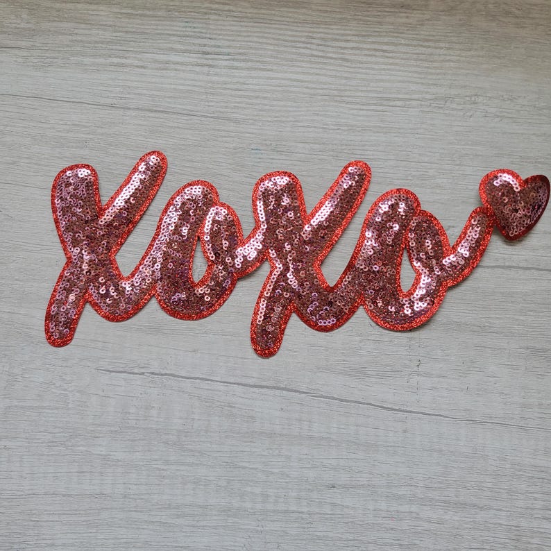 Patch Valentine, Trendy Patch, Iron on Patch, T Shirt Patch XOXO - Etsy