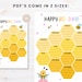 Bee Birthday Calendar: Classroom Printable Poster (digital Download) - Etsy