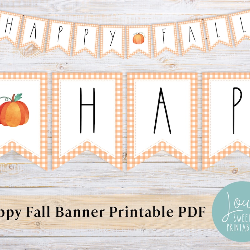 Autumn Banner - Etsy