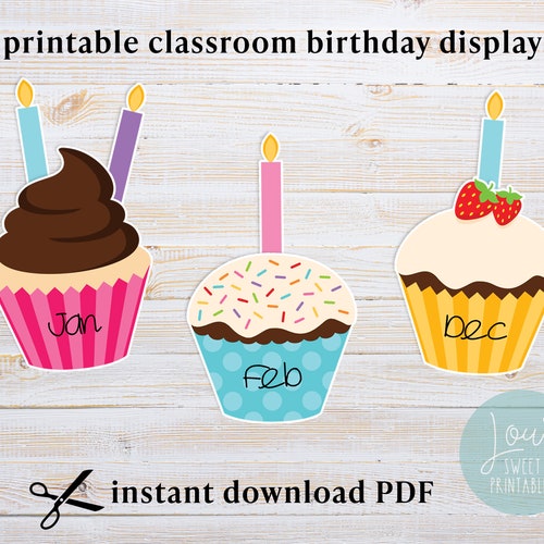 Birthday Cake Template For Classroom