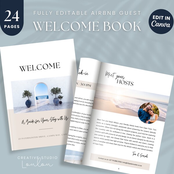 Vrbo Template Welcome Book - Etsy
