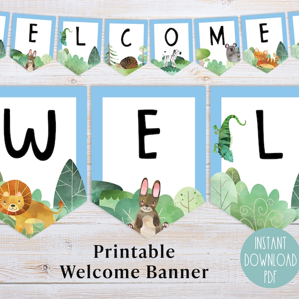 Welcome Banner for Classroom Printable - Etsy