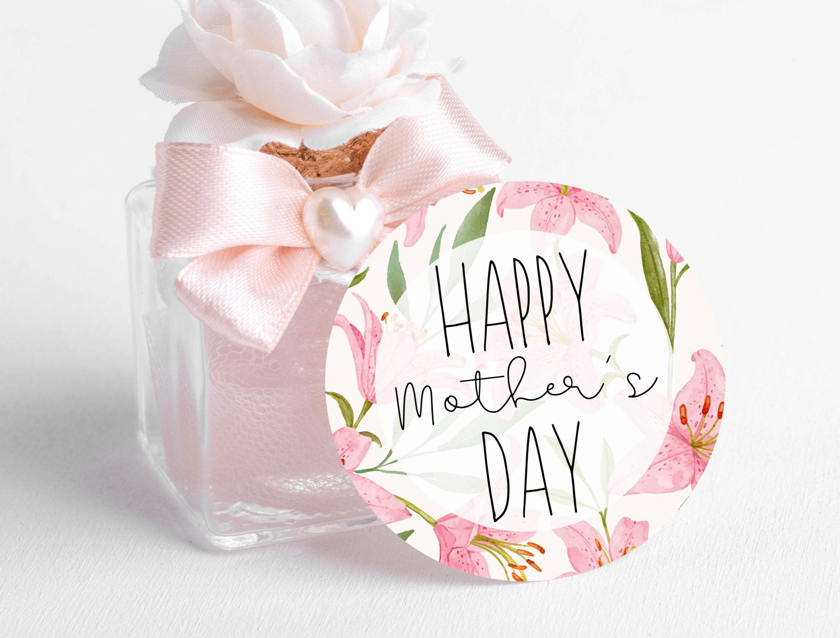 Mothers Day Round Gift Tag Printable Mothers Day Square Treat Tag 2 ...
