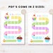 Kids Reward Chart Printable Cupcakes Sticker Chart Preschool Behavior ...