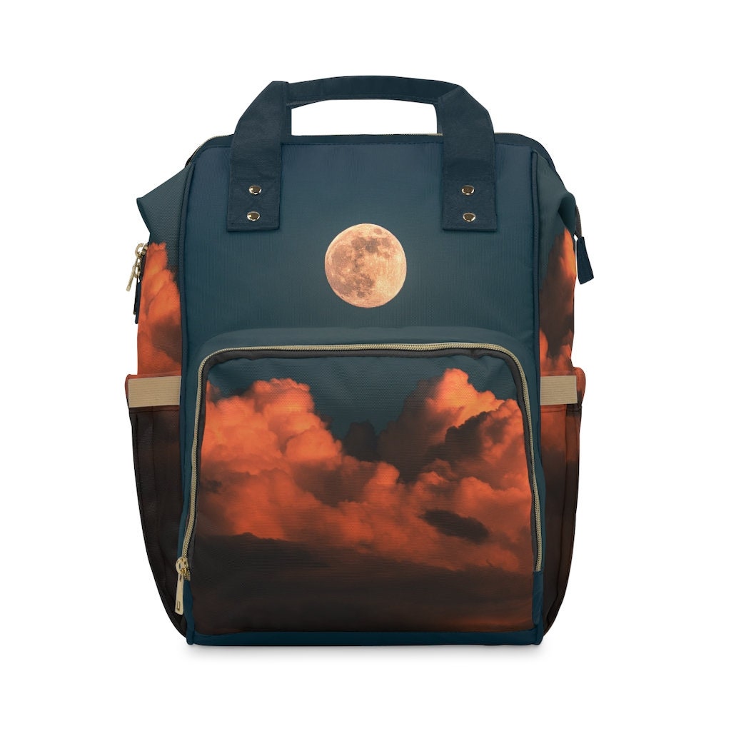 Fall Harvest Full Moon Diaper Bag | Diaper Bag | Baby Diaper Bag | Full ...