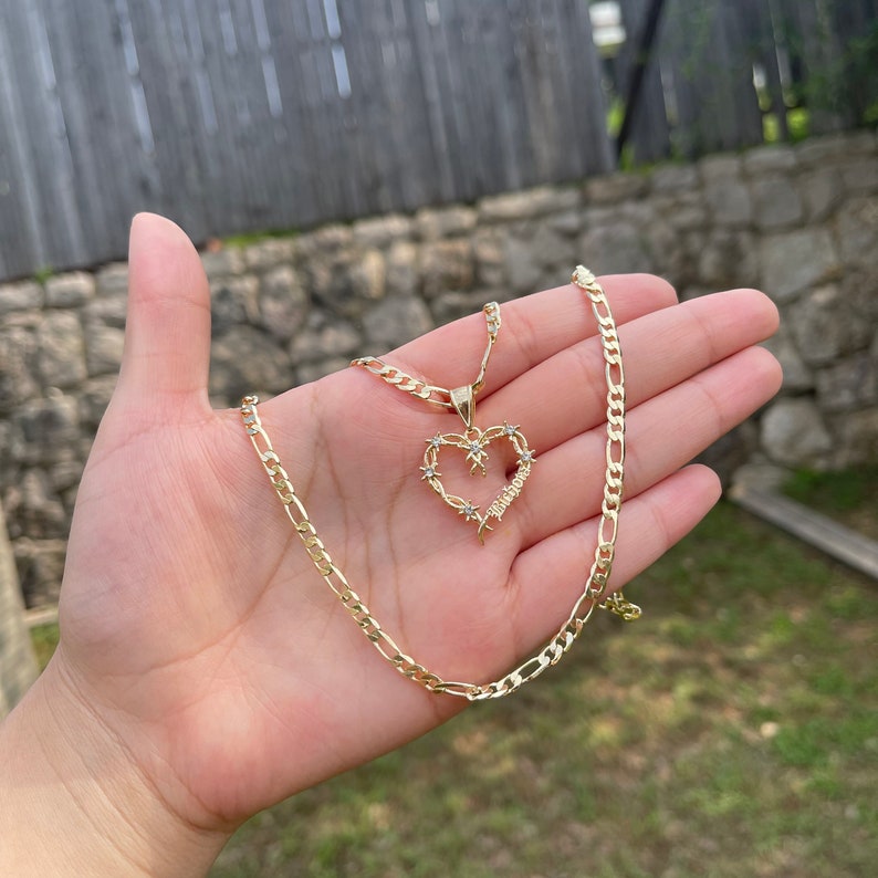 Collar Corazón Bichota. Collar Karol G bañado en oro. Collar Karol G ...