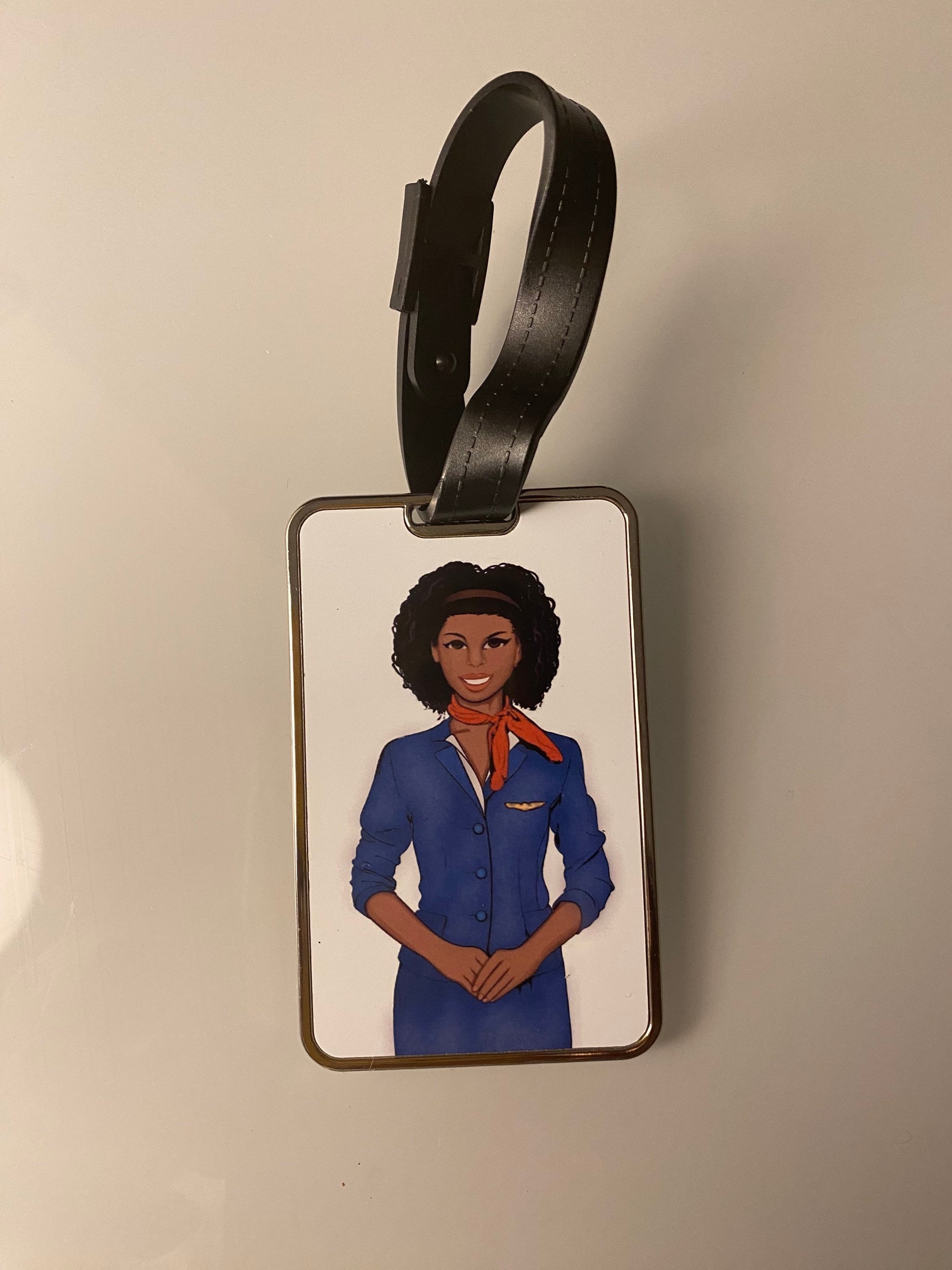 Mini Female Crew Luggage Tags (flight Attendant, Pilot: First Officer ...