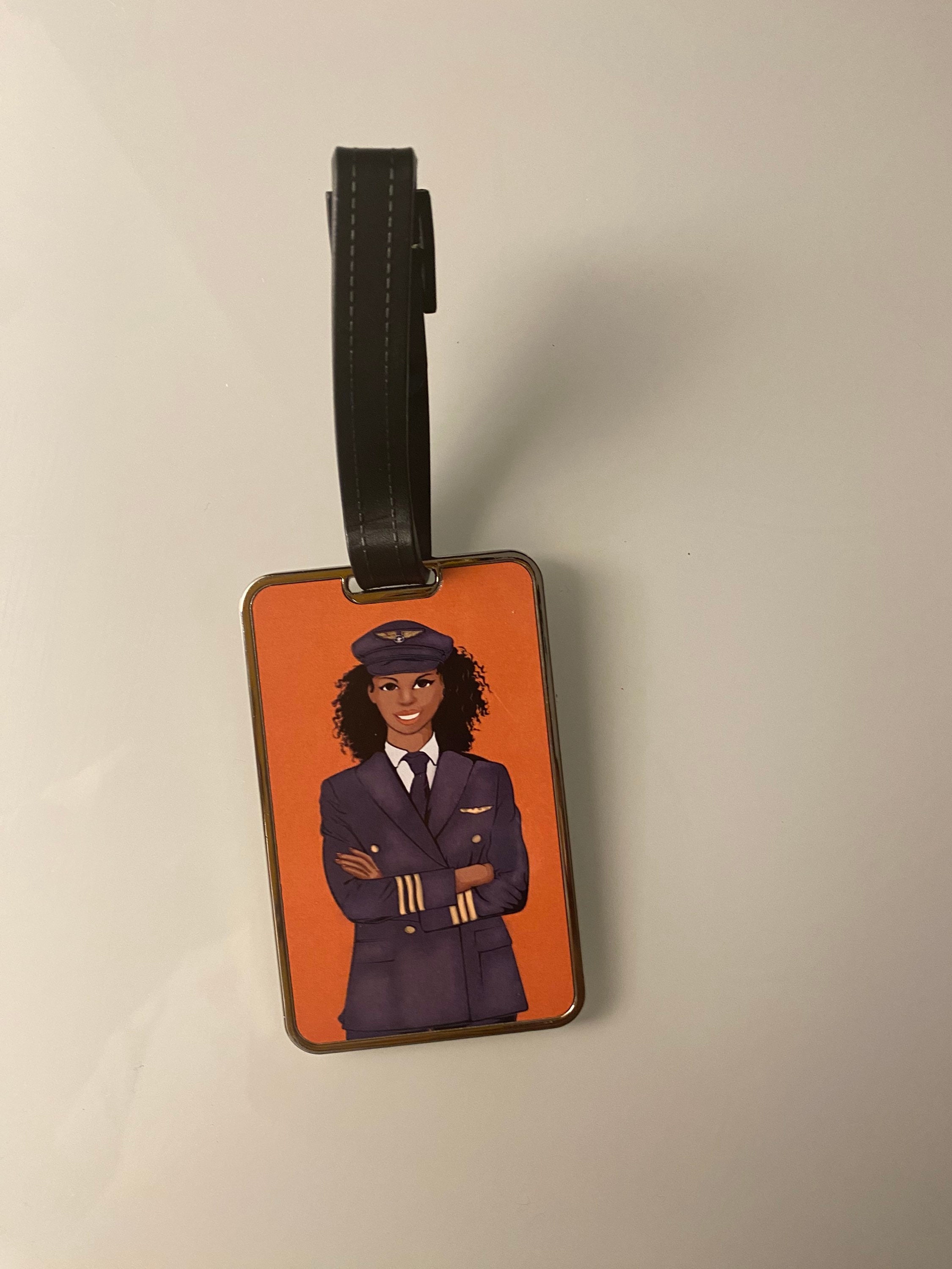 Mini Female Crew Luggage Tags (flight Attendant, Pilot: First Officer ...