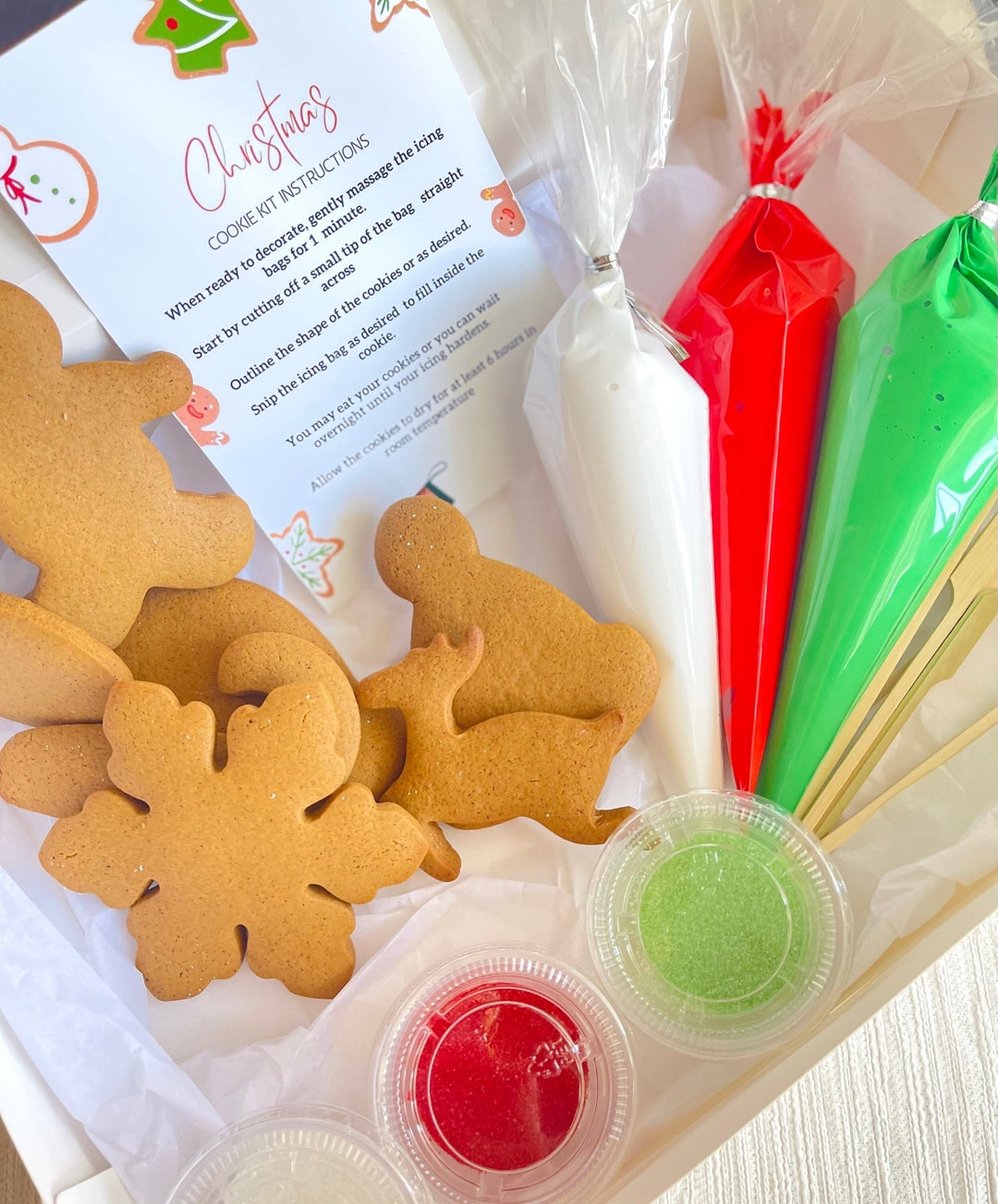 Christmas Cookie Kit DIY Cookie Kit DIY Christmas Cookie - Etsy