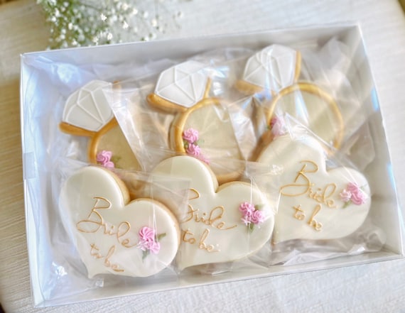 Engagement Ring Cookie Wedding Ring Cookies Diamond Ring - Etsy