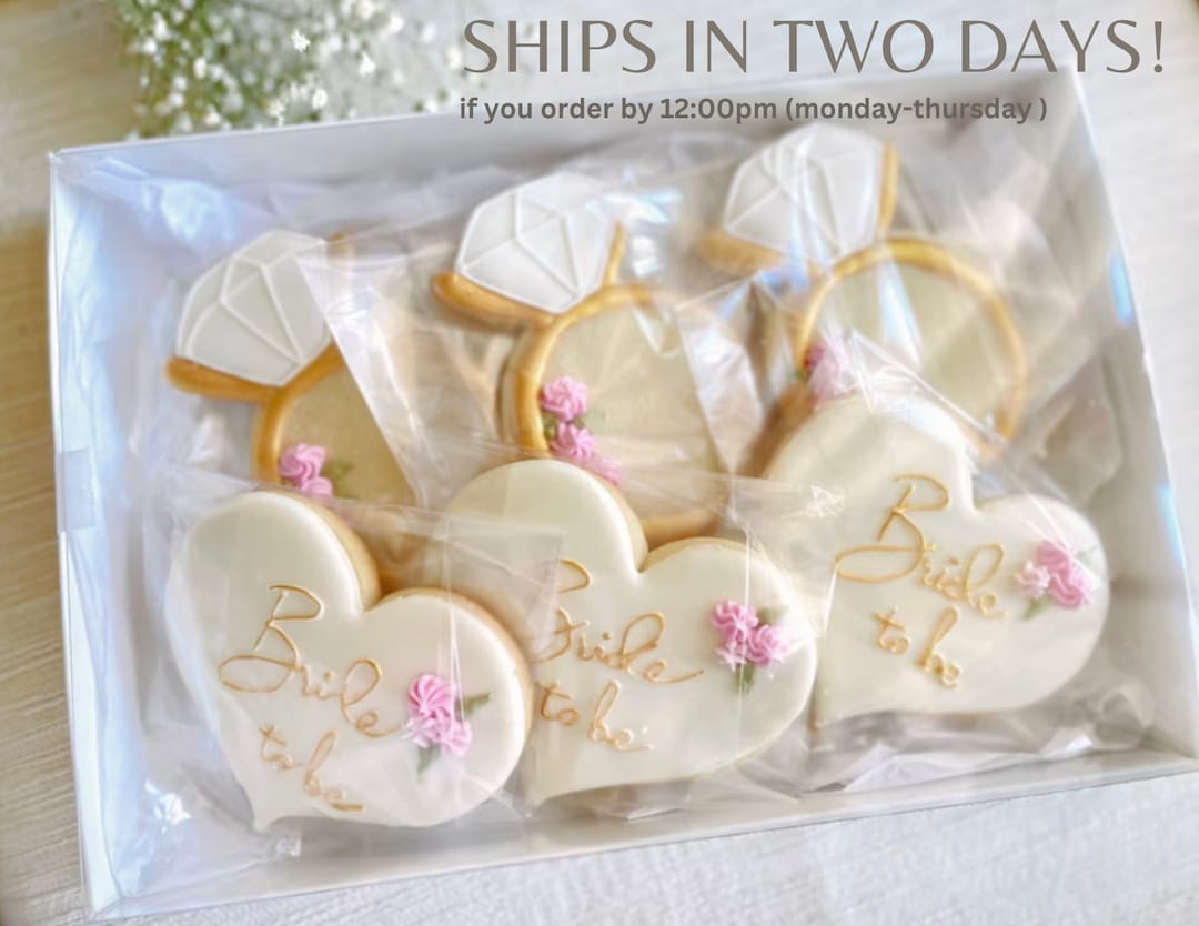 Engagement Ring Cookie, Wedding Ring Cookies, Diamond Ring Cookies ...