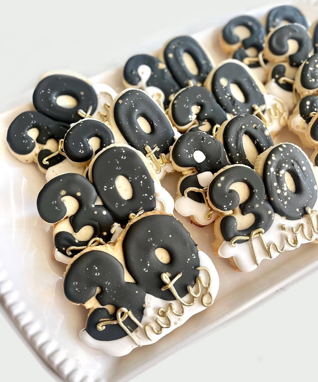 30th Birthday Sugar Cookies, Birthday Cookies, Hello Thirty, Thirty ...