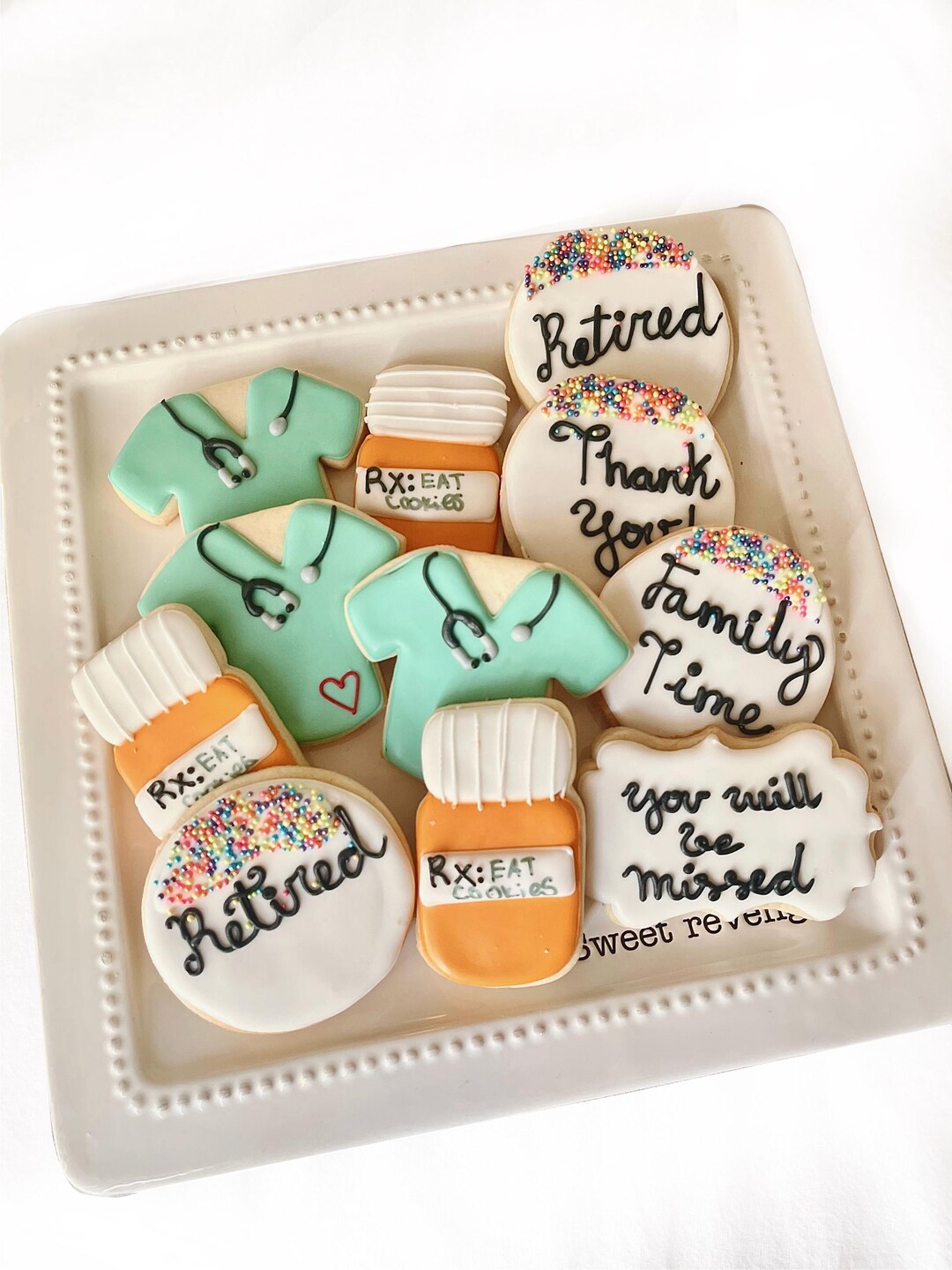 Retirement Sugar Cookies, Medical Cookies, Doctor Gift, Nurse ...