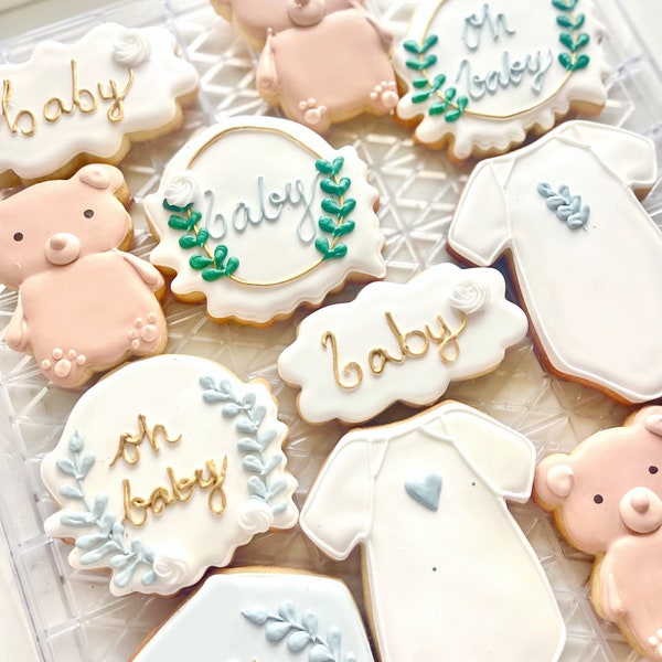 Gender Neutral Baby Shower Cookies - Etsy