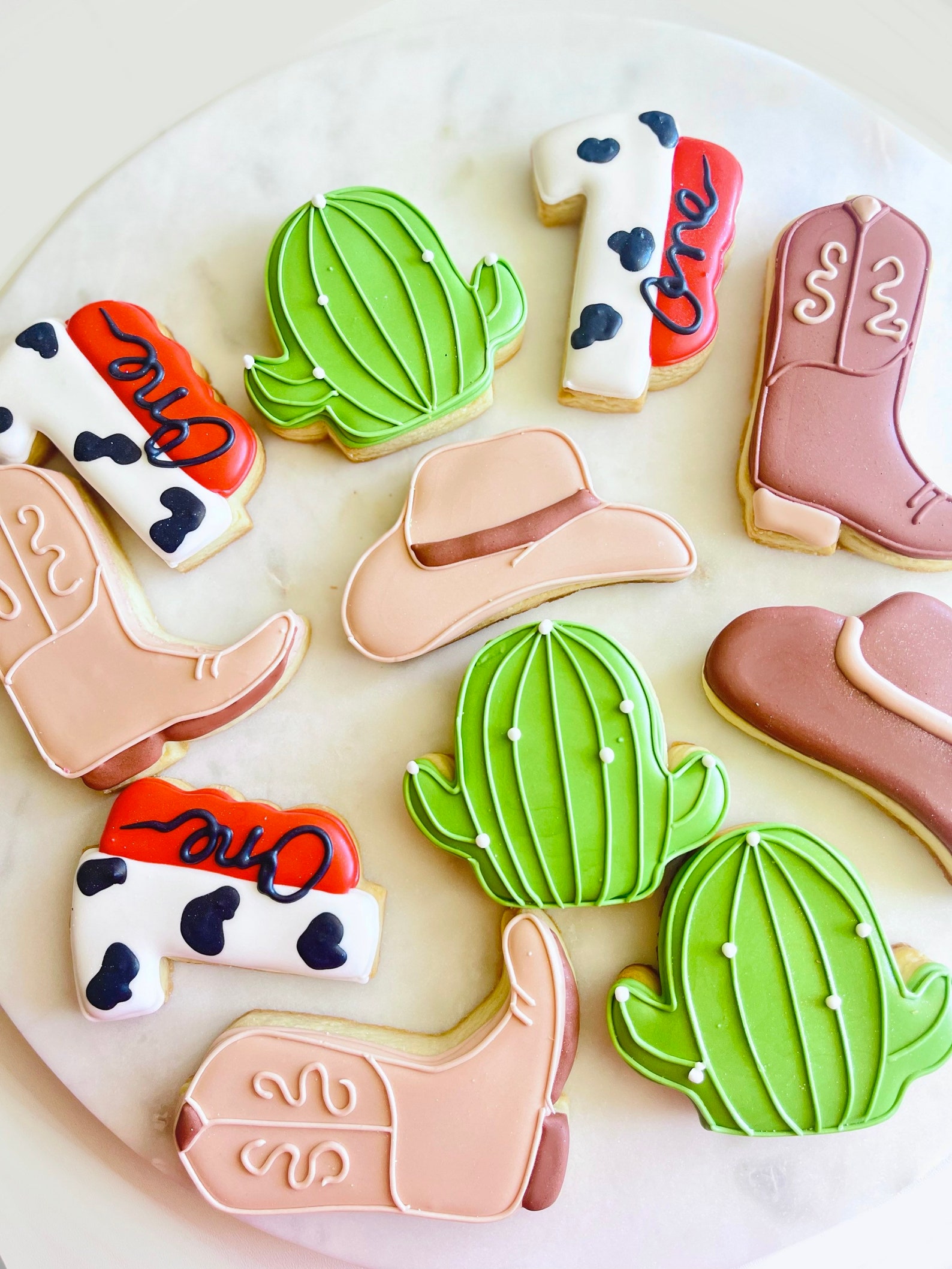 Cowboy Cookies Western Birthday Cookies Rodeo Cookiescowboy - Etsy