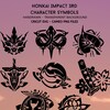 Honkai Impact 3rd Characters Symbols SVG PNG Bundle DIGITAL File Honkai ...