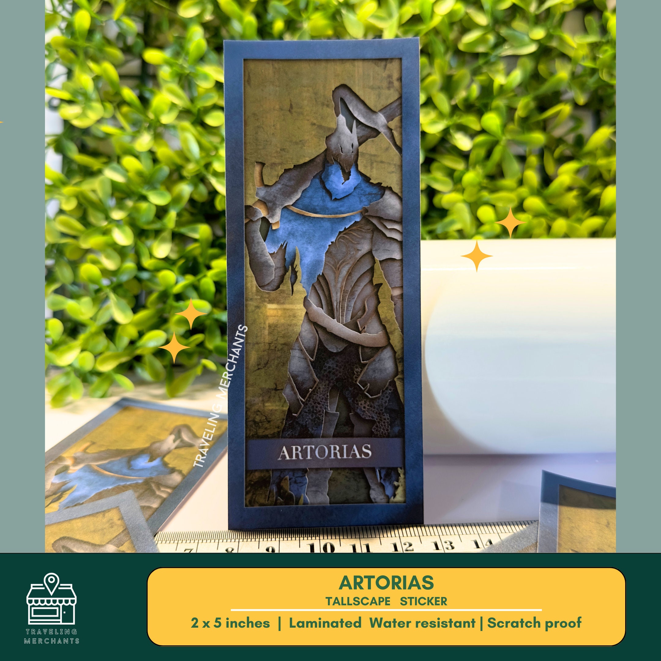 ARTORIAS Tallscape Sticker Dark Souls Sticker WATERPROOF SCRATCHPROOF ...