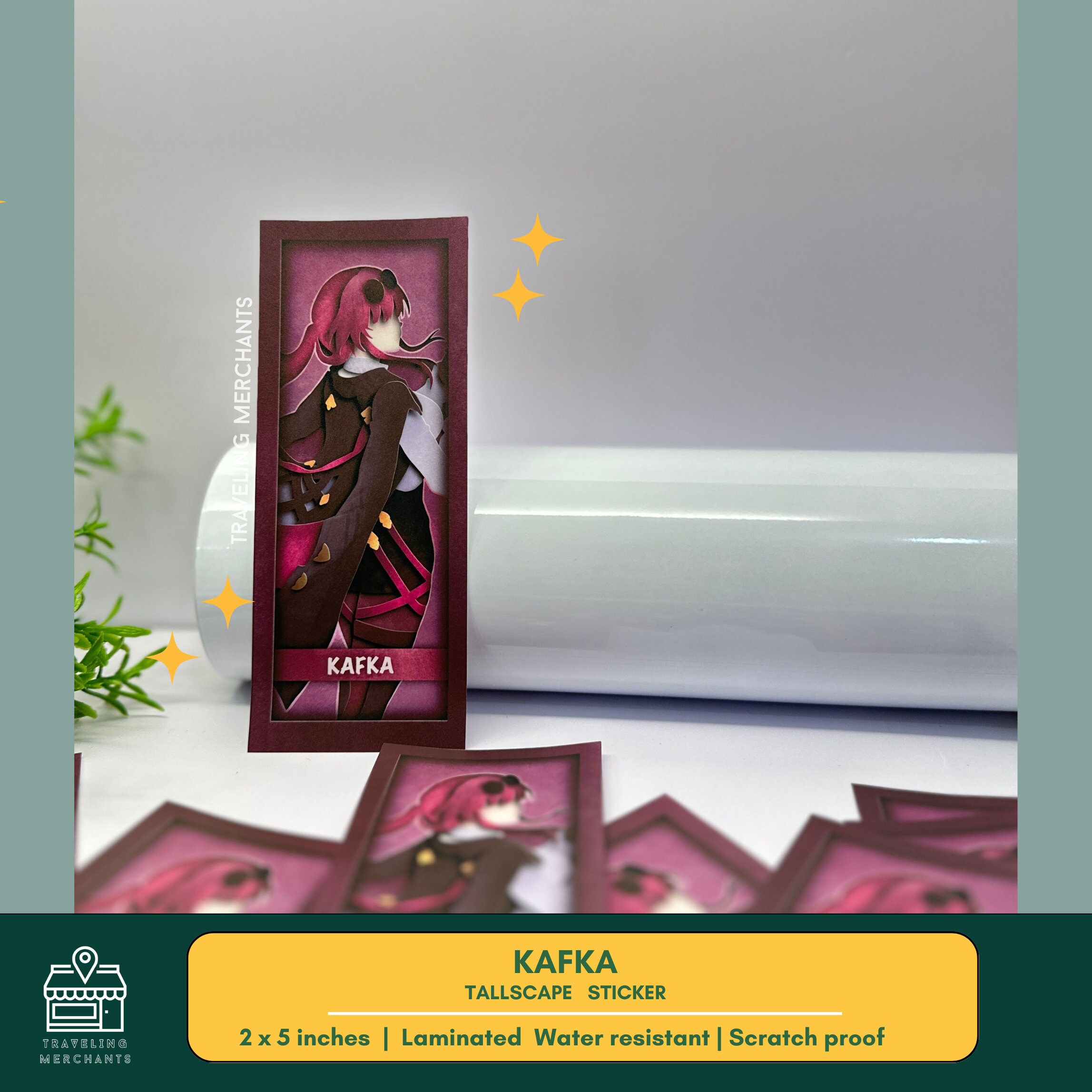 KAFKA Tallscape Sticker HONKAI Star Rail Sticker WATERPROOF - Etsy