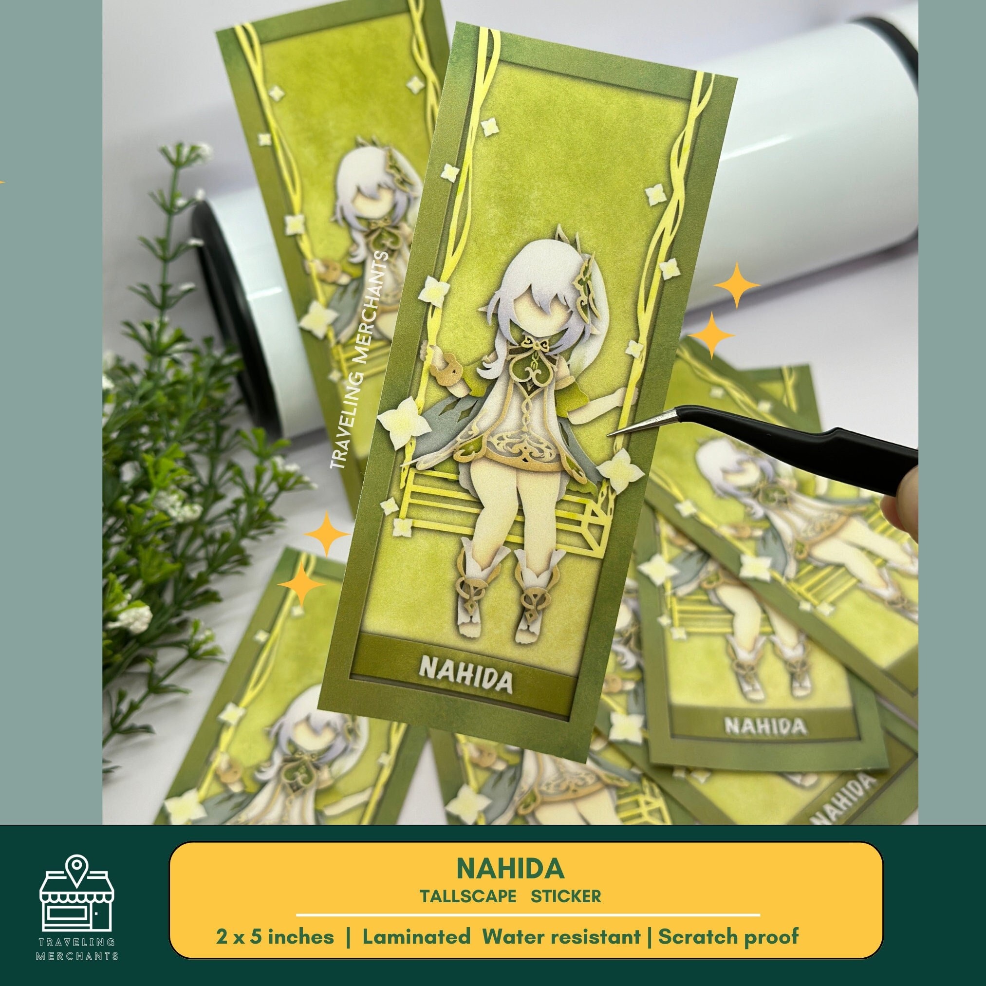 NAHIDA Tallscape Sticker Genshin Impact Sticker WATERPROOF - Etsy