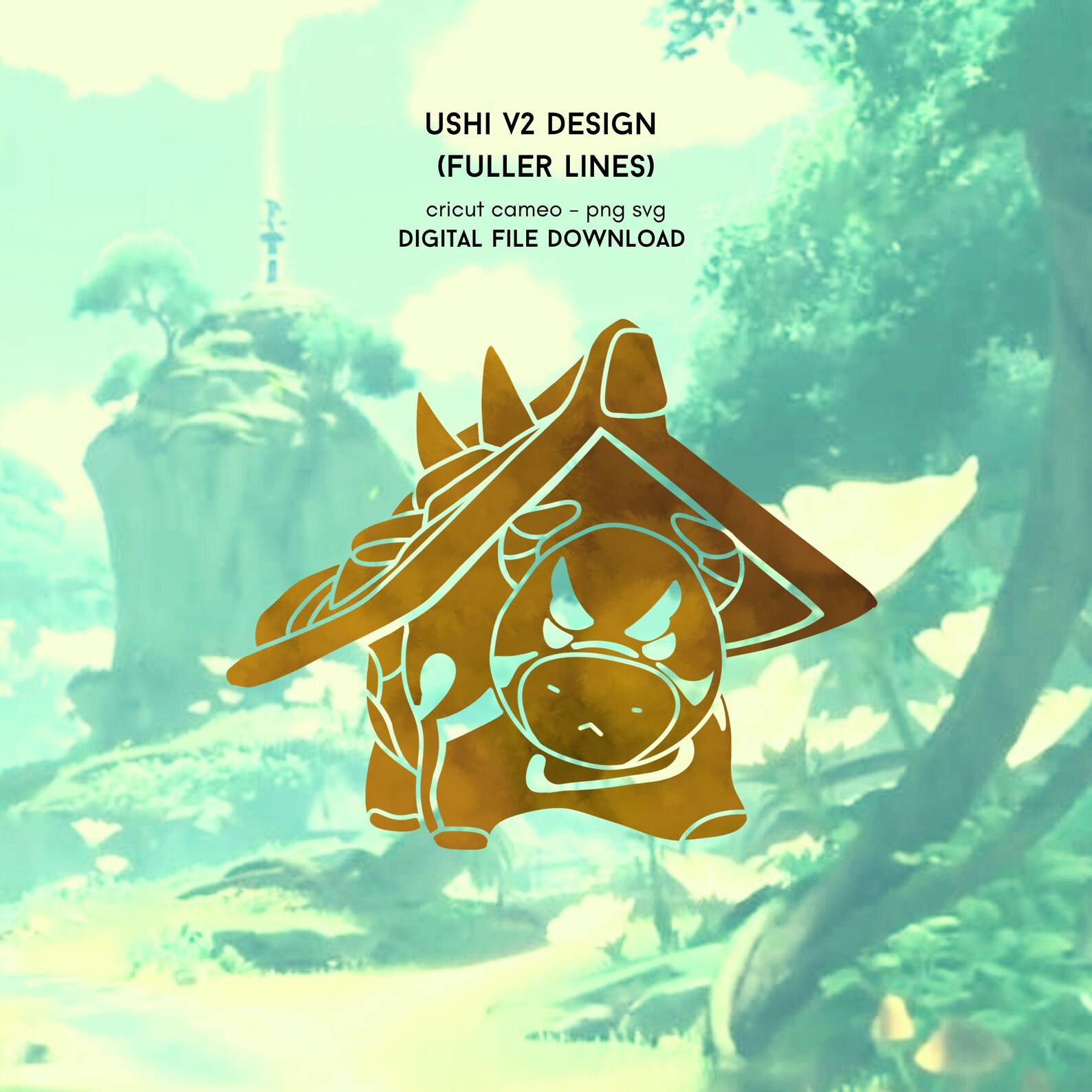 Genshin Impact Svg Bundle USHI DIGITAL FILE Genshin Impact Cut Files ...