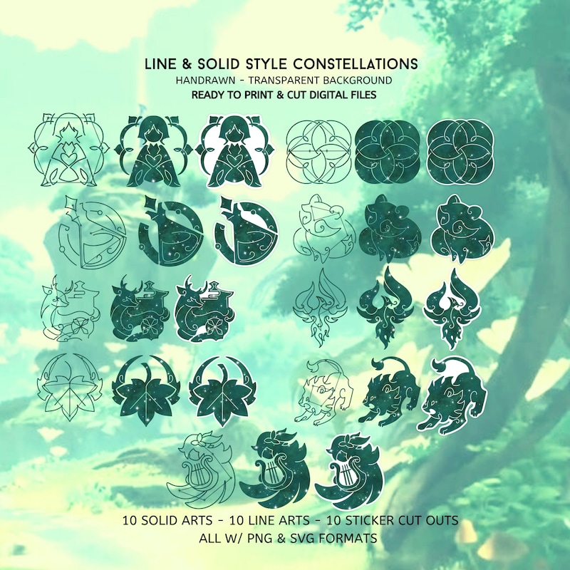 Genshin Vector - Etsy