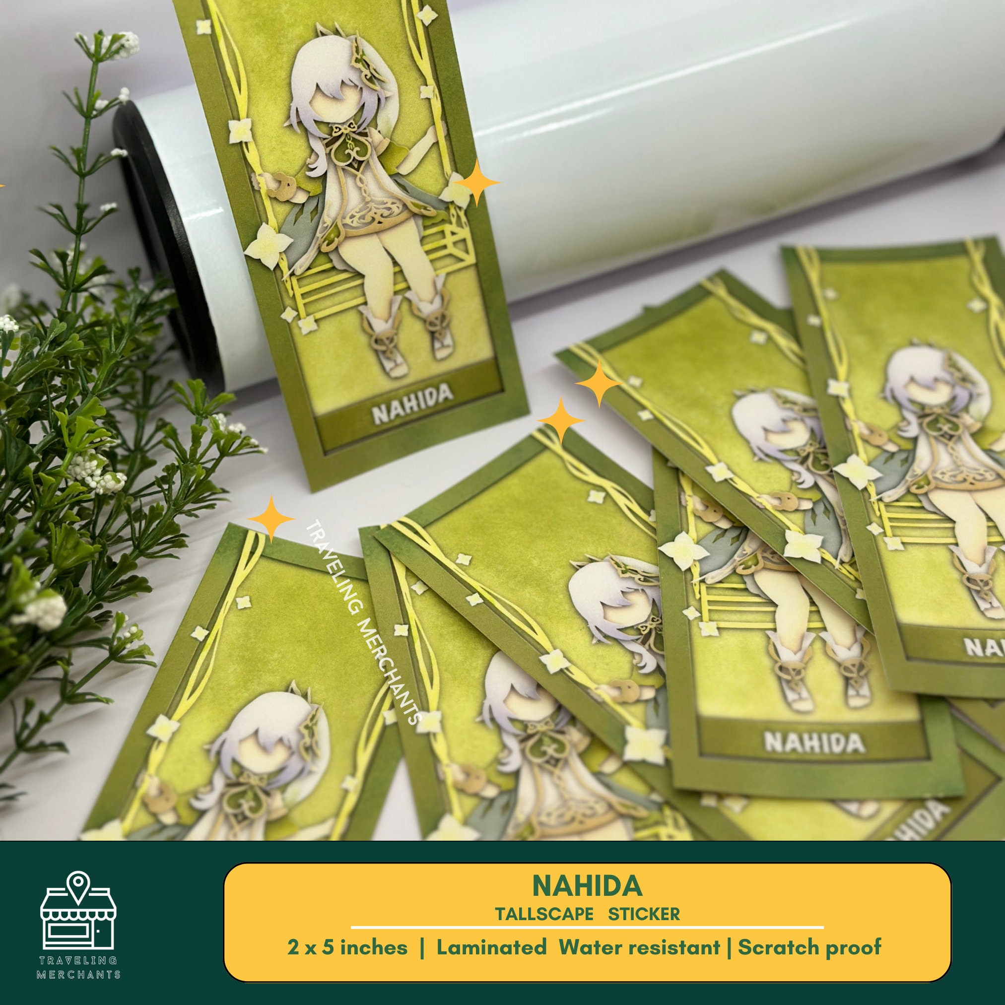 NAHIDA Tallscape Sticker Genshin Impact Sticker WATERPROOF - Etsy
