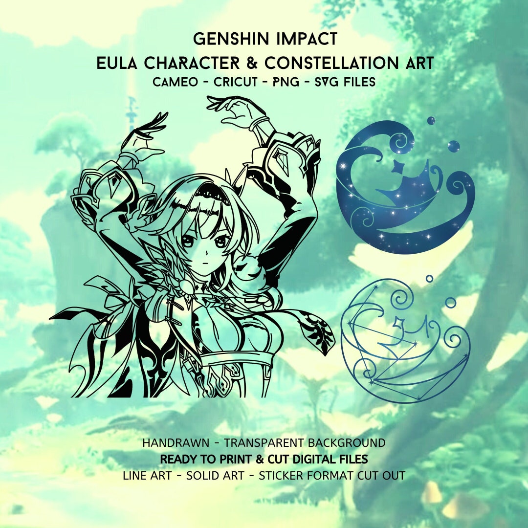 Genshin Impact Svg Bundle | EULA | DIGITAL FILE Genshin Impact Cut ...