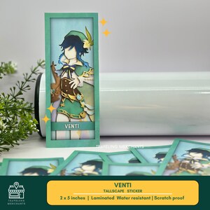 VENTI Tallscape Sticker Genshin Impact Sticker WATERPROOF SCRATCHPROOF ...