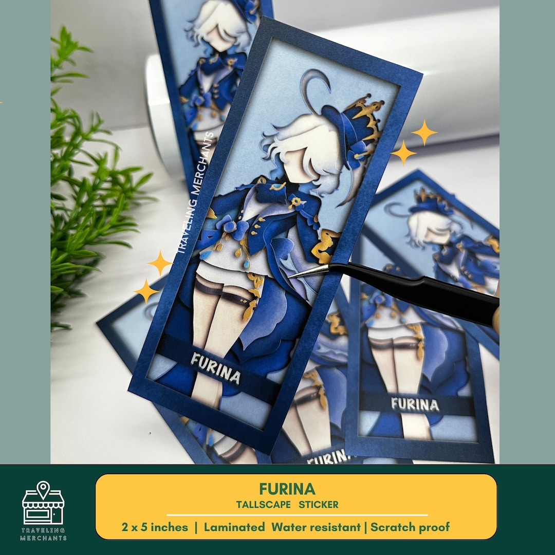 FURINA Tallscape Sticker Genshin Impact Sticker WATERPROOF SCRATCHPROOF ...