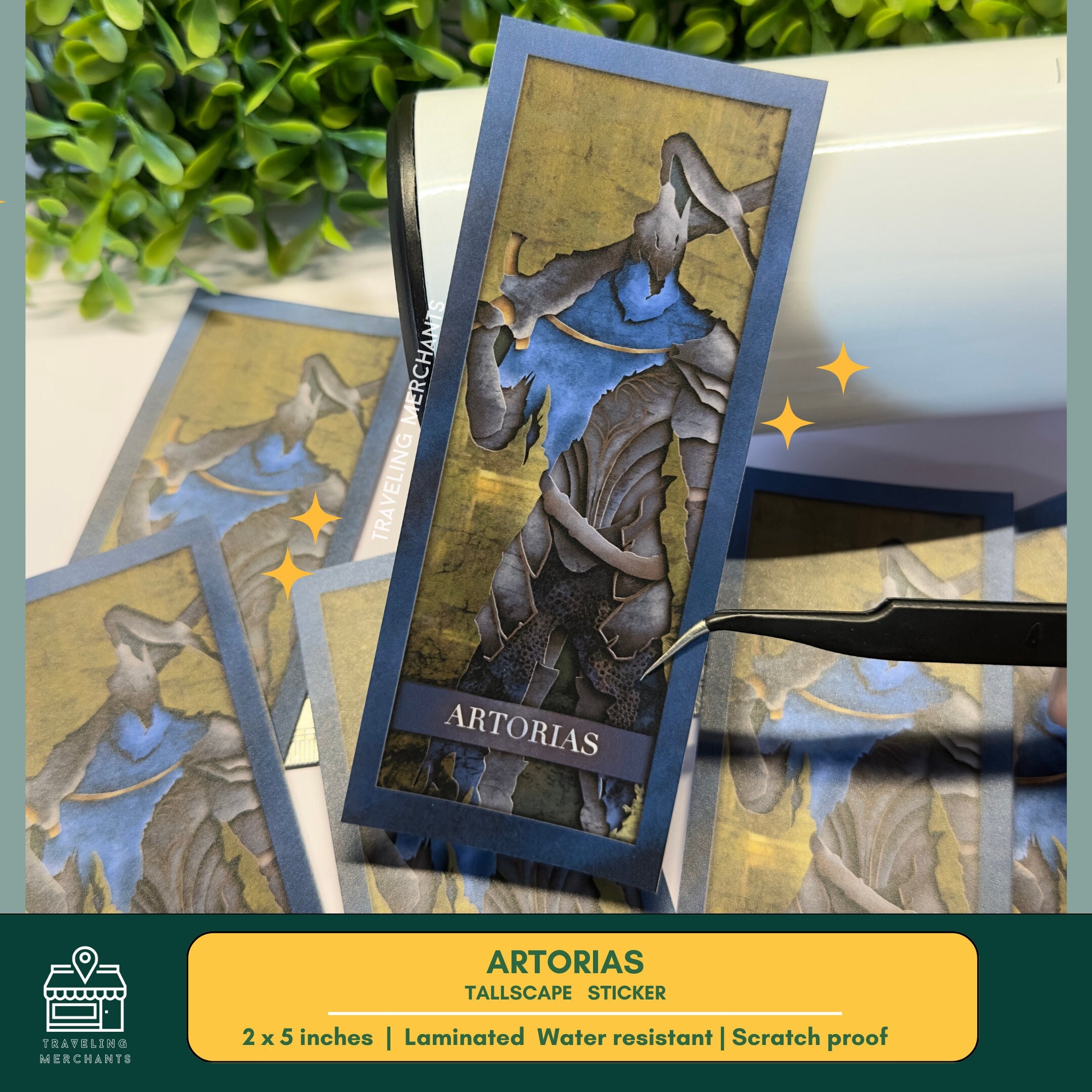 ARTORIAS Tallscape Sticker Dark Souls Sticker WATERPROOF SCRATCHPROOF ...