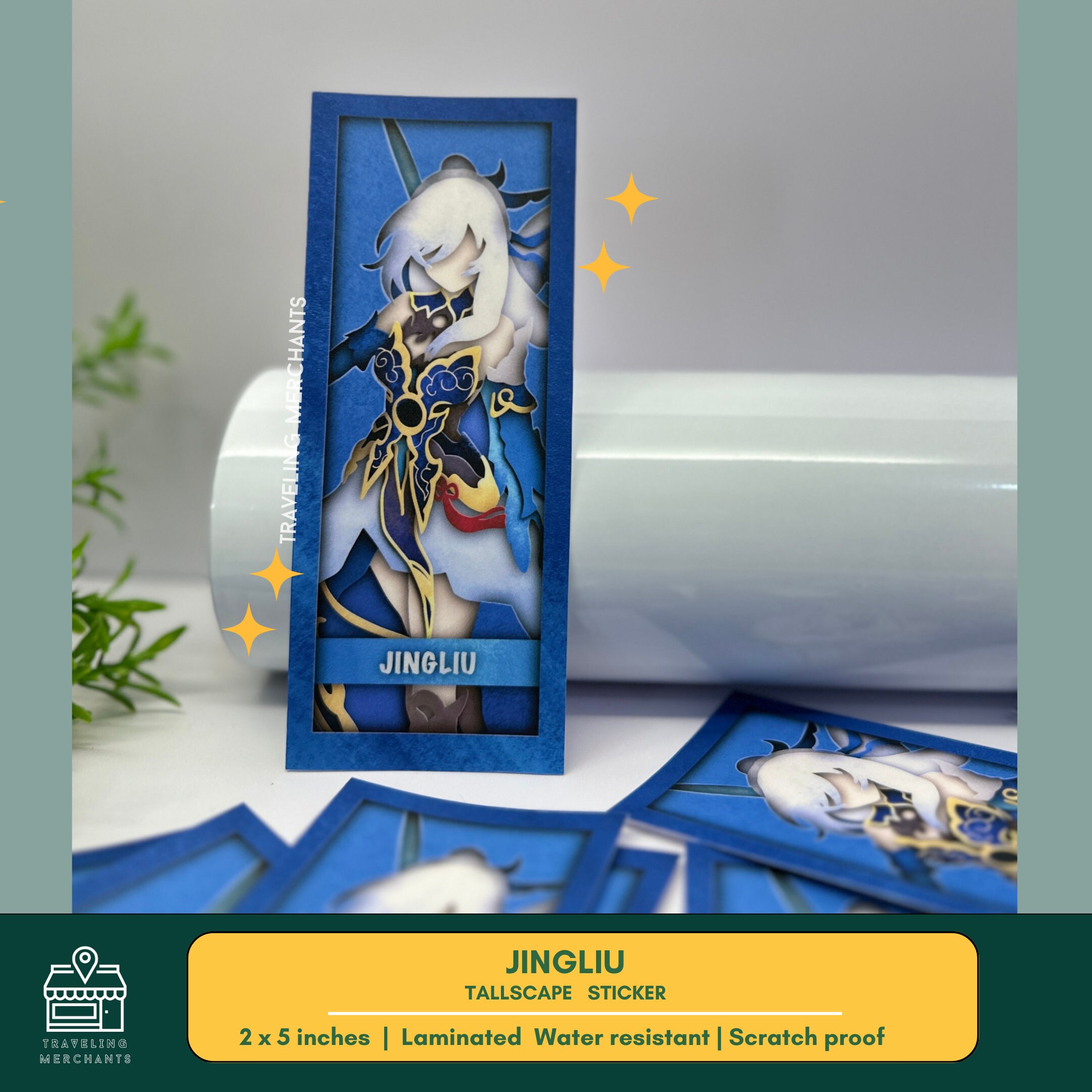 JINGLIU Tallscape Sticker HONKAI Star Rail Sticker WATERPROOF Sticker ...