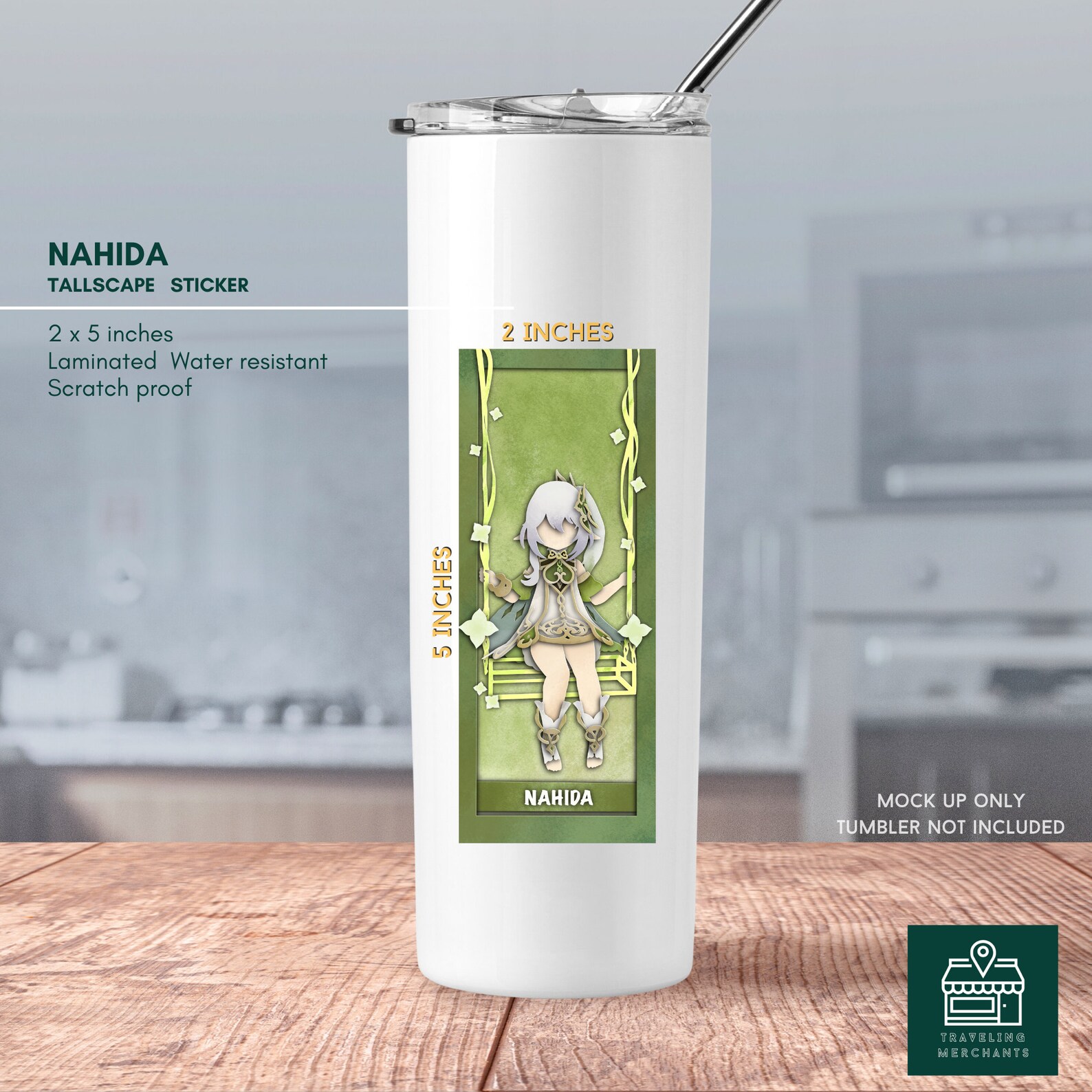 NAHIDA Tallscape Sticker Genshin Impact Sticker WATERPROOF - Etsy