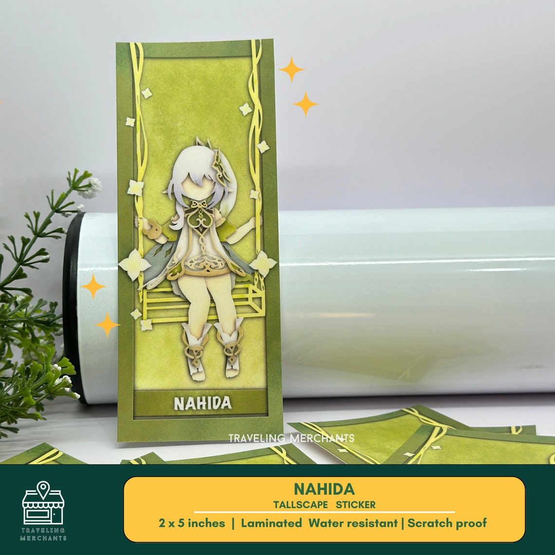 NAHIDA Tallscape Sticker Genshin Impact Sticker WATERPROOF - Etsy