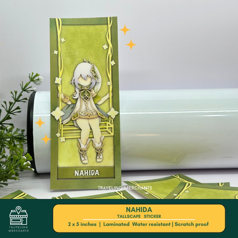 NAHIDA Tallscape Sticker Genshin Impact Sticker WATERPROOF - Etsy