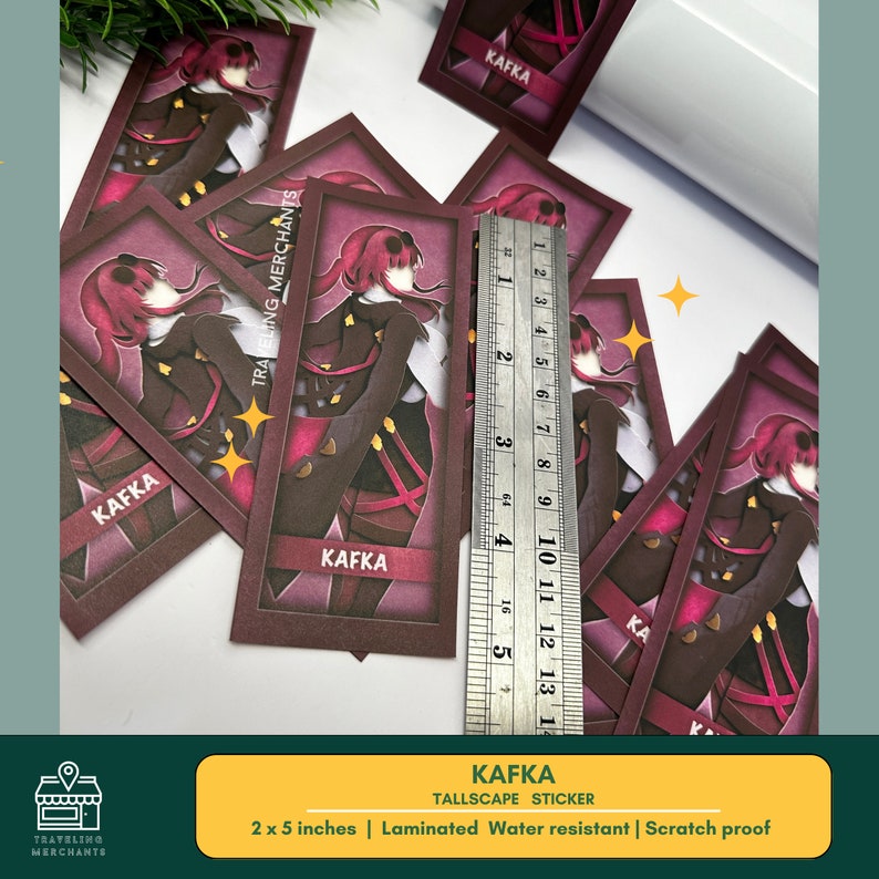 KAFKA Tallscape Sticker HONKAI Star Rail Sticker WATERPROOF - Etsy