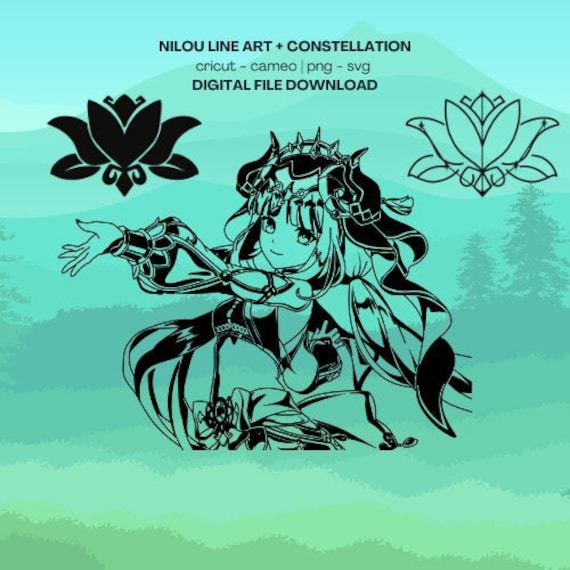 Genshin Impact Svg Bundle NILOU DIGITAL FILE Genshin - Etsy
