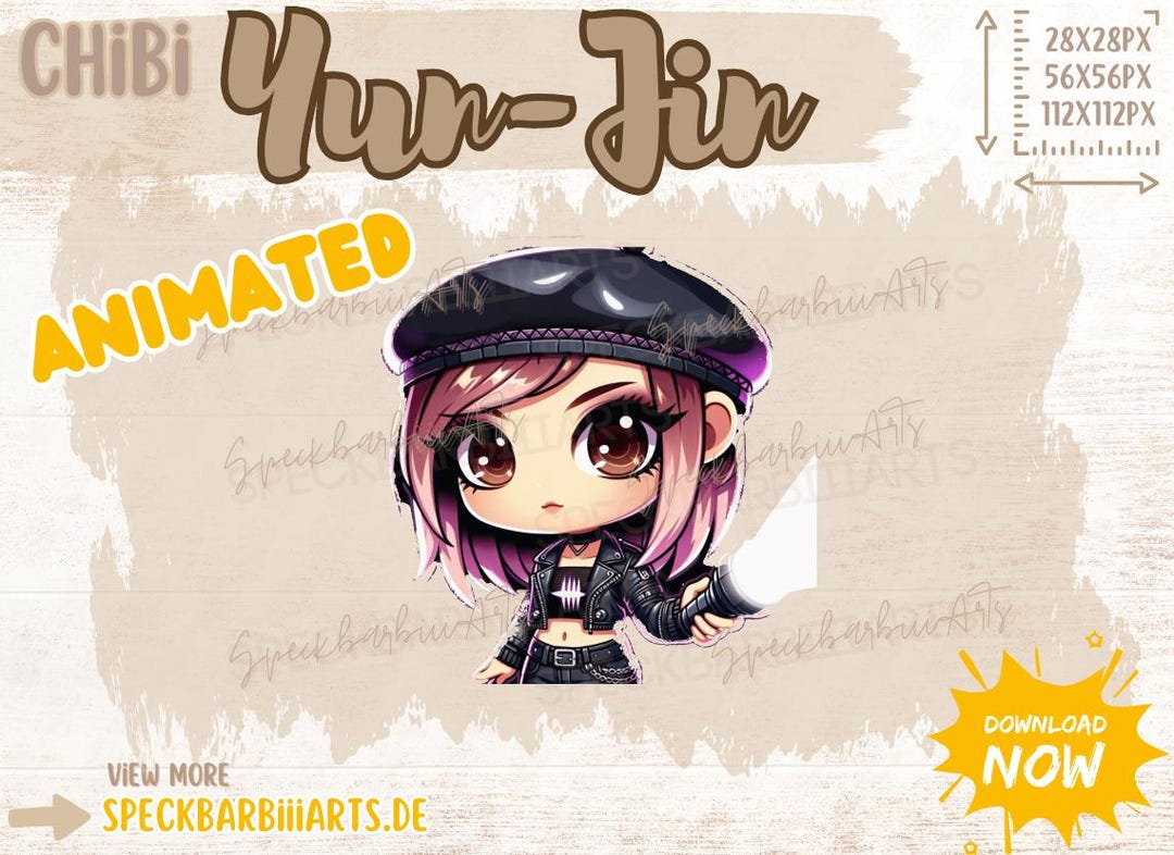 ANIMATED - Yun-jin Lee | FLASHLIGHT | Dead by Daylight | Twitch, Discord, Youtube - Etsy