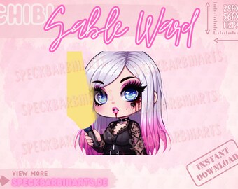 ANIMATED Sable Ward MORI-ME Dead by Daylight Twitch, Discord, Youtube ...