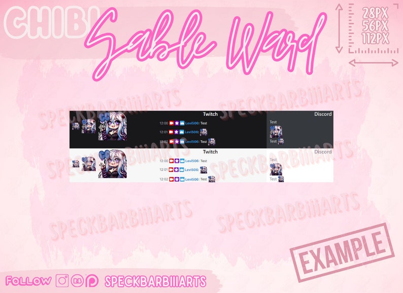 CHUBBY Sable Ward Dead by Daylight GG Emote Twitch, Discord, Youtube - Etsy