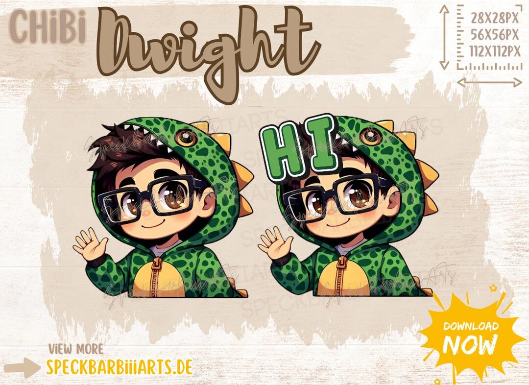 CHUBBY | Dwight Fairfield | Hi - Emote | Twitch, Discord, Youtube | Dbd ...