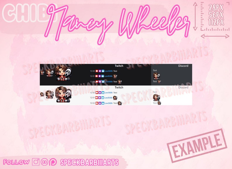 CHUBBY Nancy Wheeler 3 Ghostface Dead by Daylight LOVE Emote Twitch ...