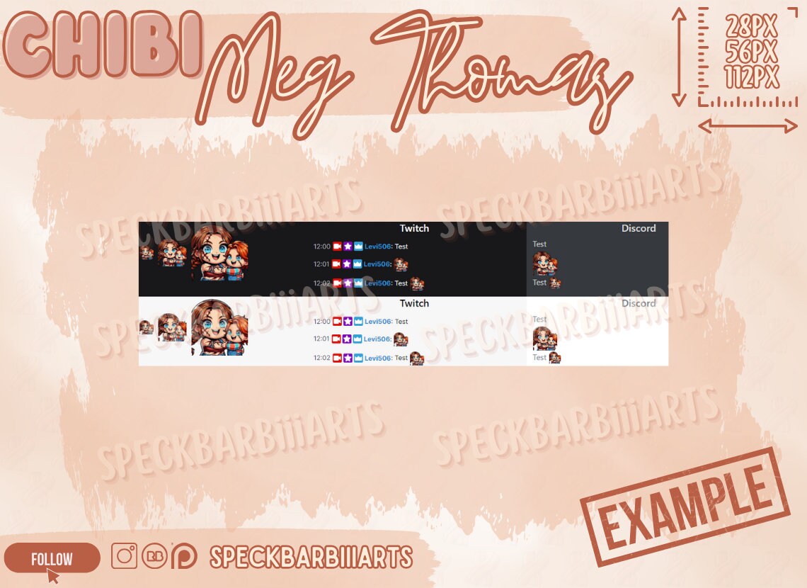 CHUBBY Meg Thomas 3 Chucky Dead by Daylight LOVE Emote Twitch, Discord ...