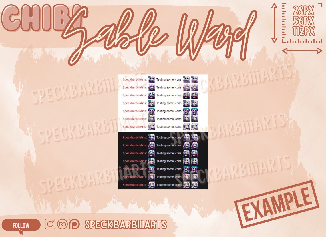 Dead by Daylight Sable Ward 7 Emote Bundle New Surv Twitch Chibi Emote ...