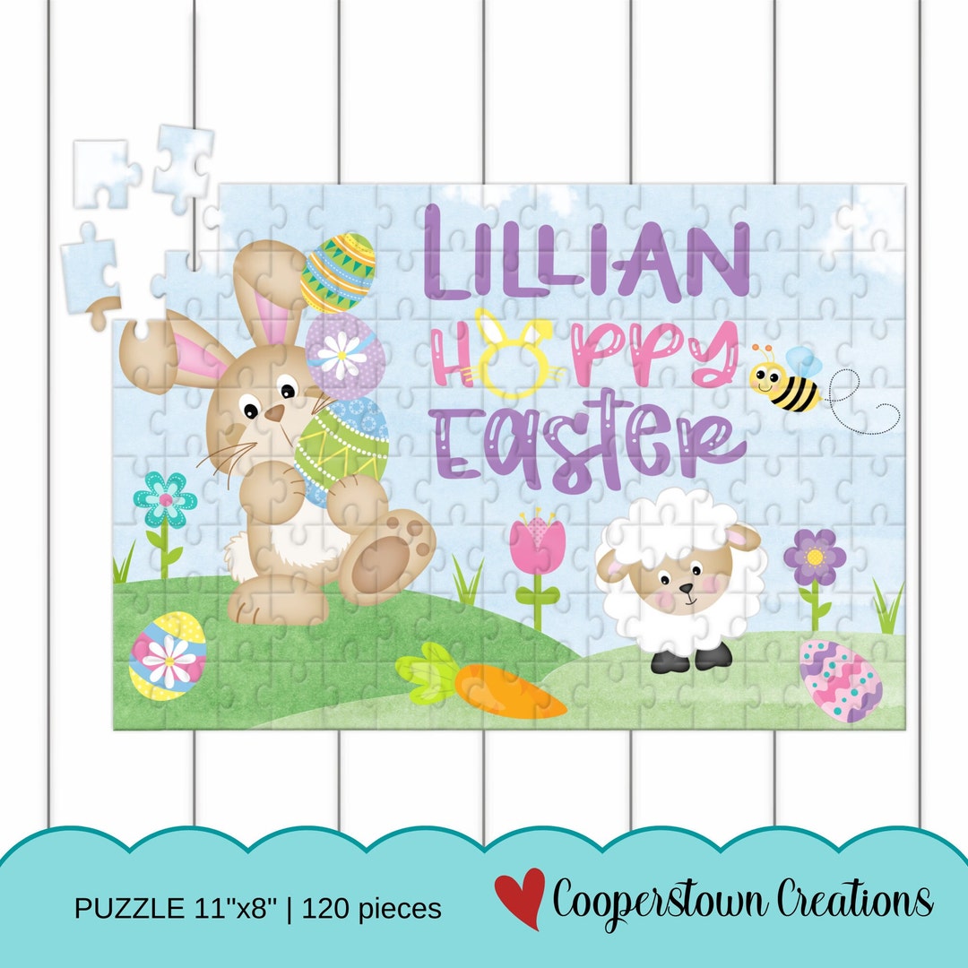 Easter Bunny Puzzle for Kids | Hoppy Easter Jigsaw Puzzle ...