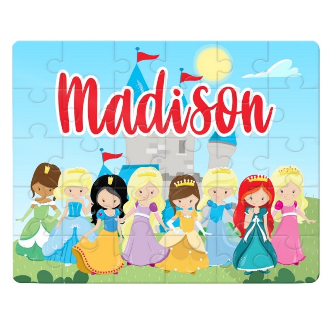 Princess Puzzle, Personalized Puzzle for Kids, Jigsaw Puzzle ...