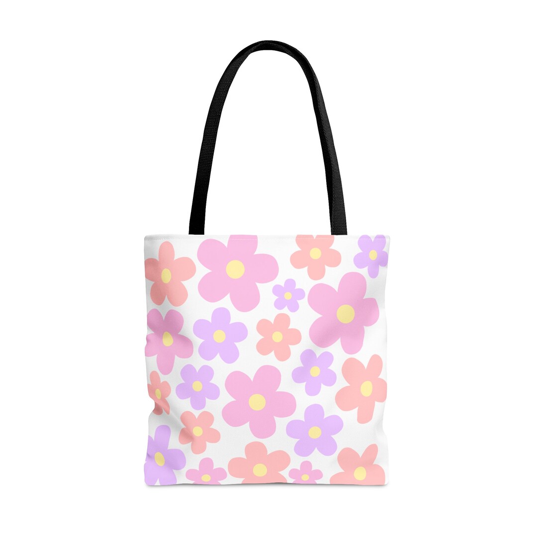 Tote Bag AOP Flower - Etsy